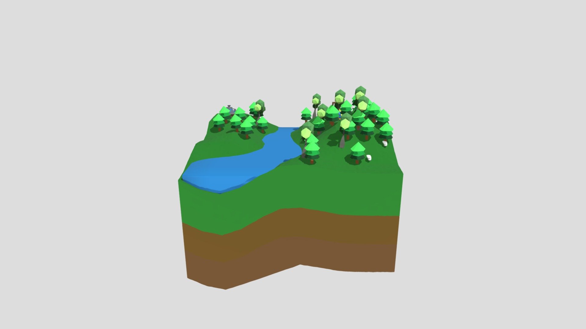 parc_blender - 3D model by rose_c [cf42411] - Sketchfab