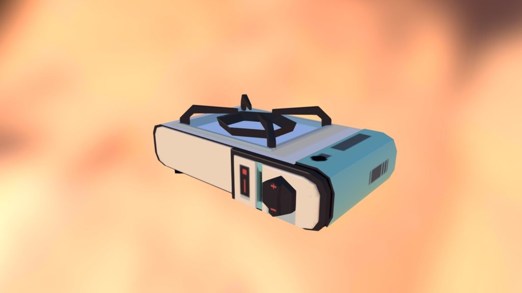 Portable Gas Cooker - 3D model by allen_roldan [cf44864] - Sketchfab