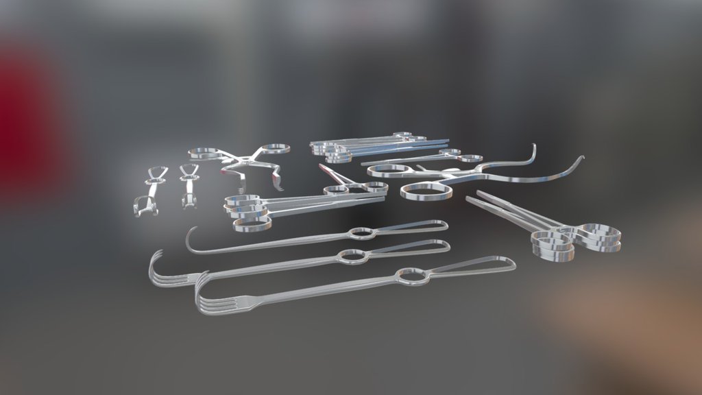 SURGICAL INSTRUMENTS - 3D model by Alex Fox Official (@alex.fox ...
