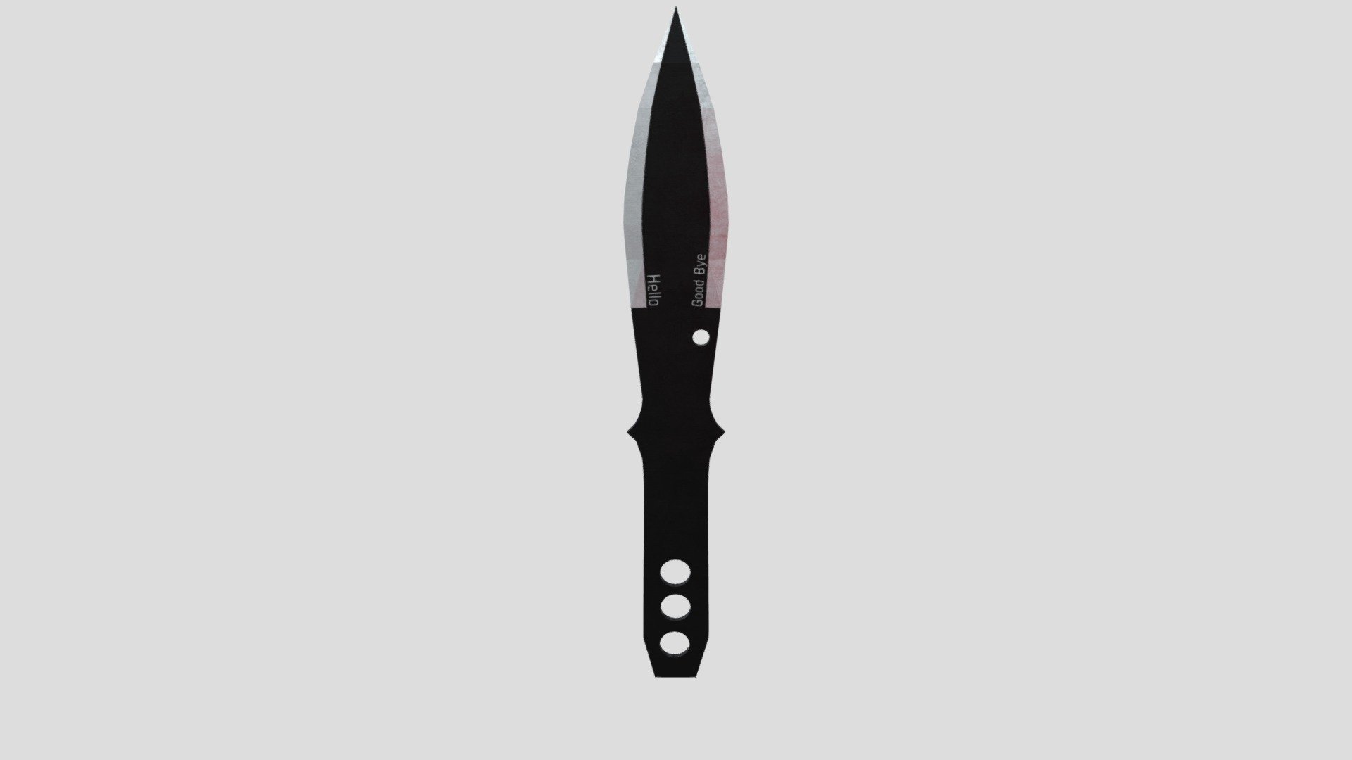 Throwing Knife - 3D model by Giray (@trtrollcraft) [cf4760c] - Sketchfab