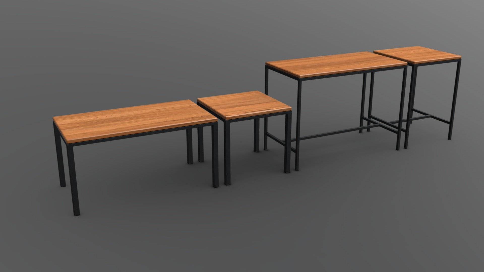 Minimalist Tables - 3D model by C.U.V [cf47bcd] - Sketchfab