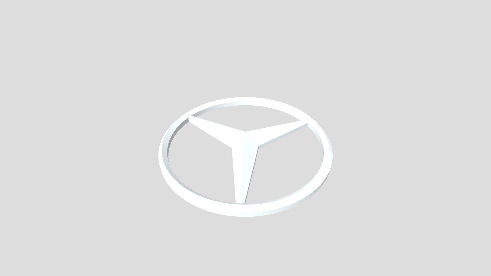 3D Mercedes Benz Logo model - 3D model by Anoura [cf48ca6] - Sketchfab