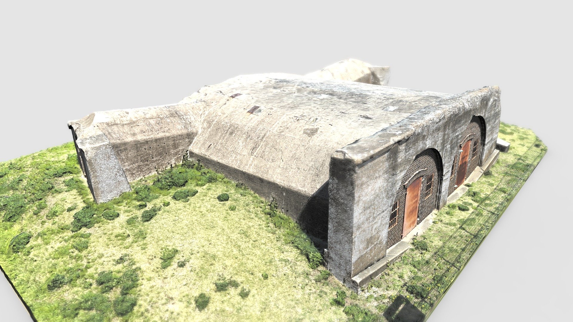 No.3 sea fort in the Tokyo Bay (Large barracks) - 3D model by STUDIO ...