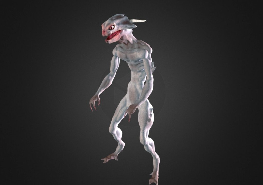 Space Monster - 3D model by rorototo [cf4bb4a] - Sketchfab