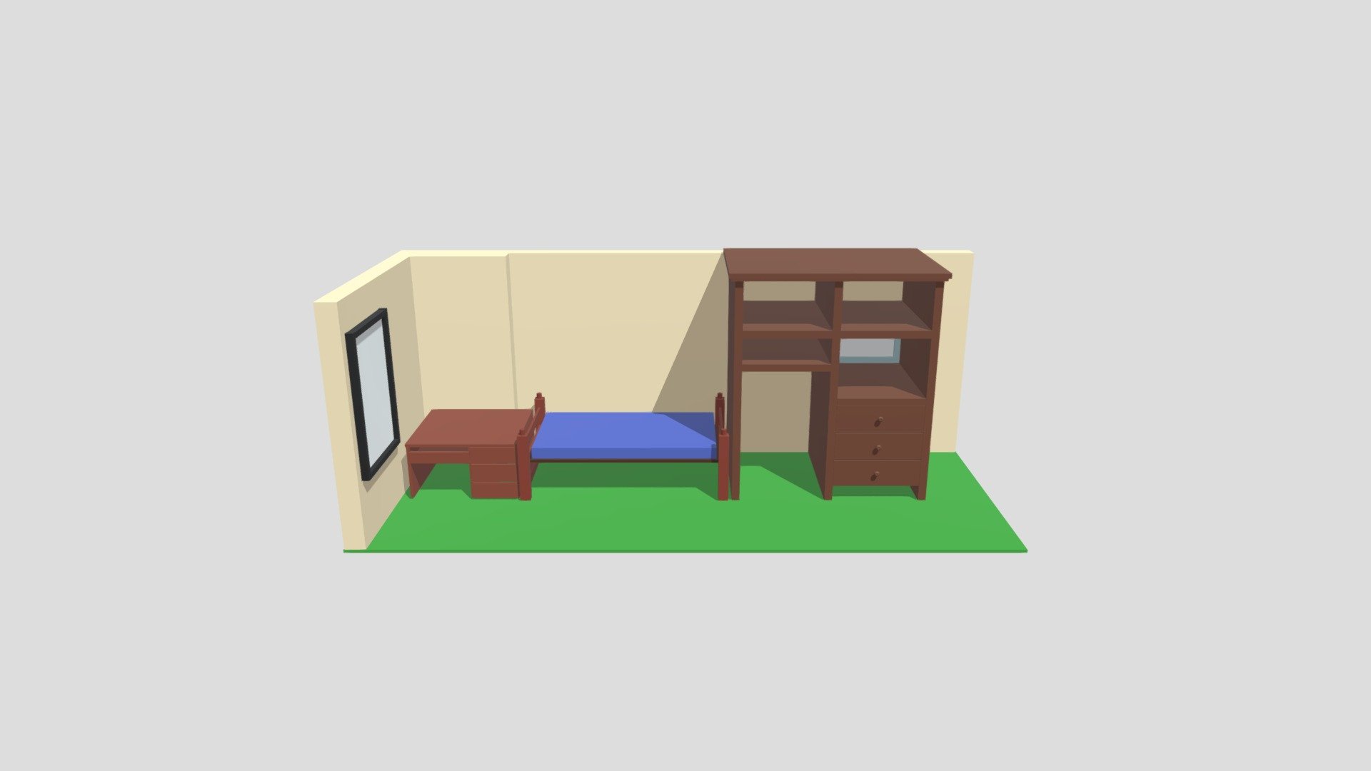 Room - Download Free 3D model by Krishna Thakar (@krsnathkr) [cf4be1b ...