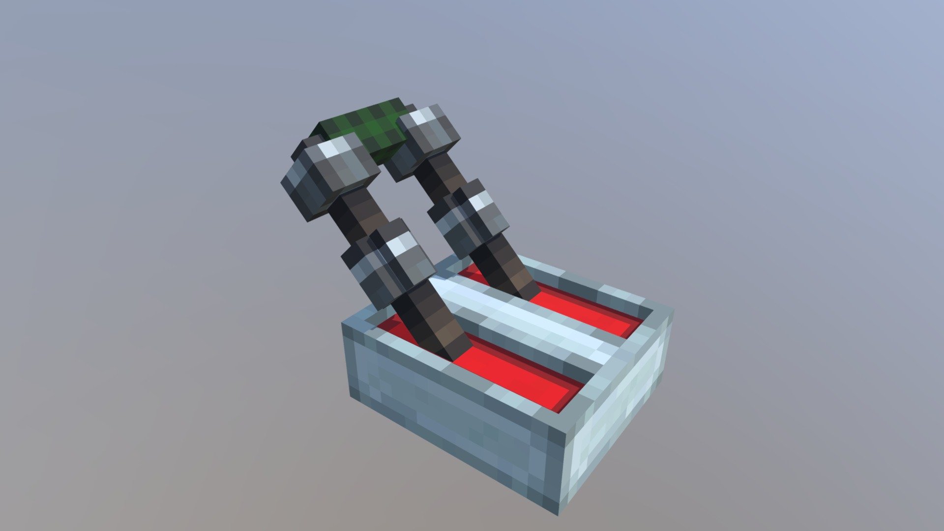 Double Lever - 3D model by dokustash [cf4ccb3] - Sketchfab