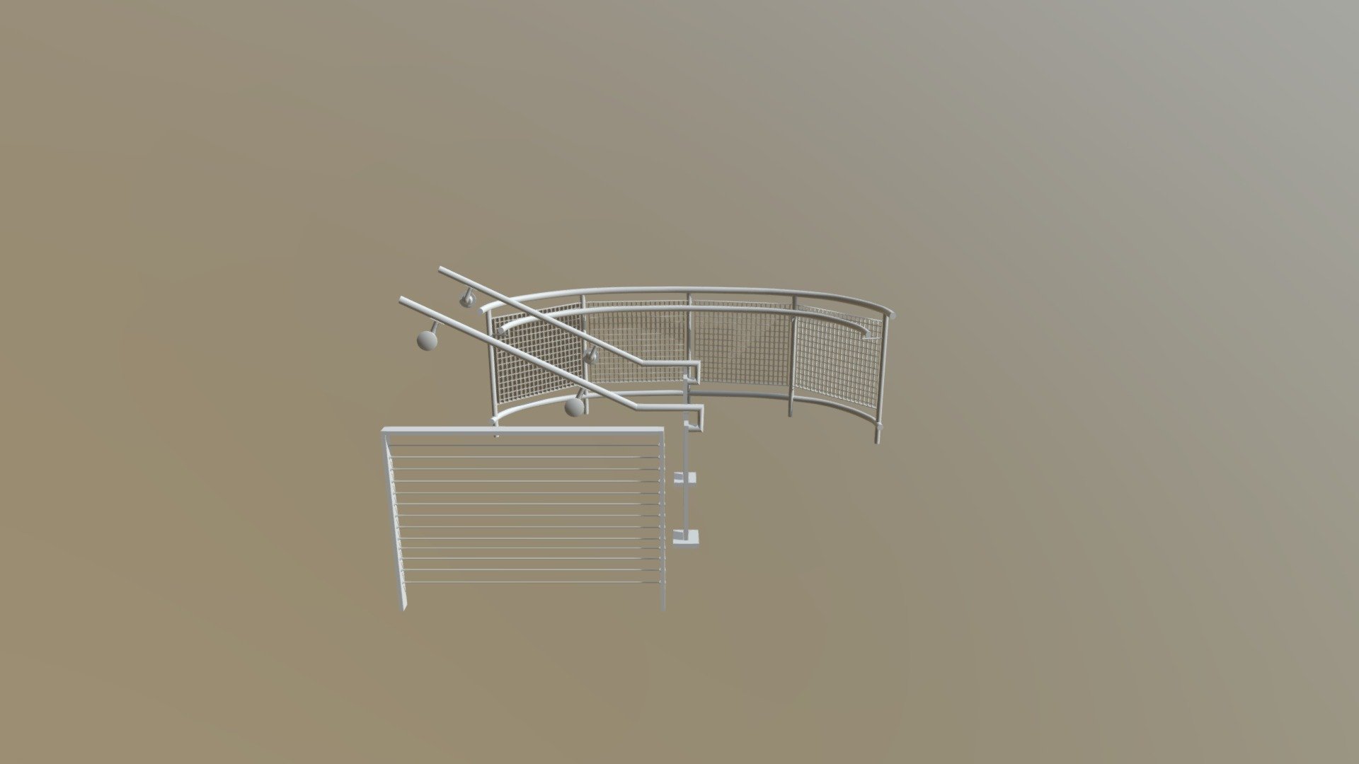 Railings - 3D model by egrace [cf4d752] - Sketchfab