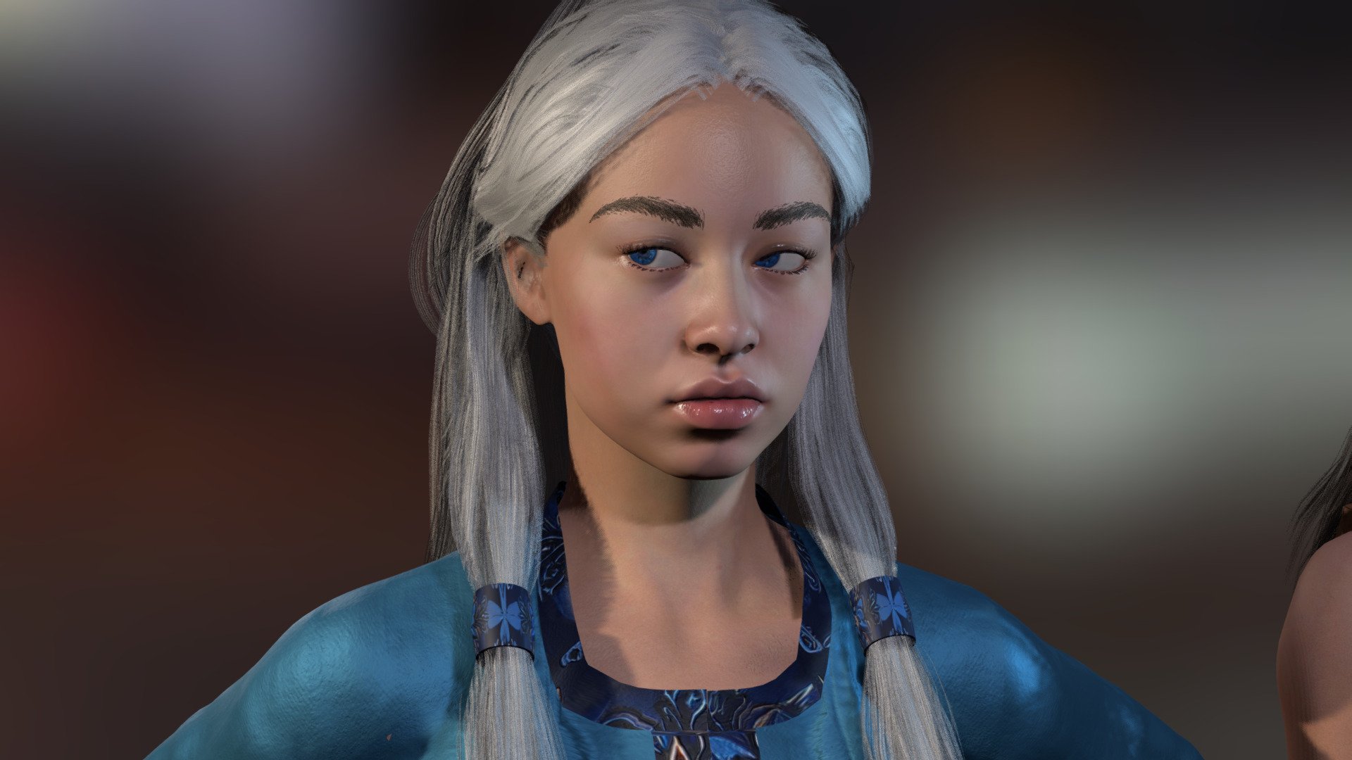 Princess Yue Buy Royalty Free 3d Model By Cg Stuff Bokeh Cf4d835 Sketchfab Store