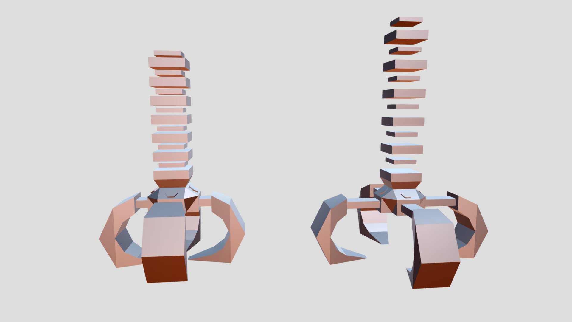 Claw 451 (open and closed) - Download Free 3D model by Trockk ...