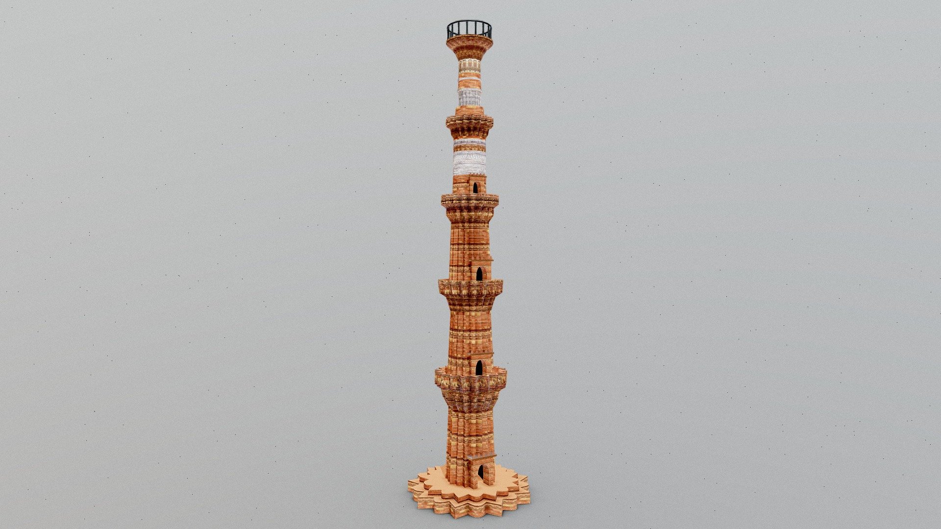 Qutub Minar - Buy Royalty Free 3D model by AnishRoyalinc [cf4f8f1 ...