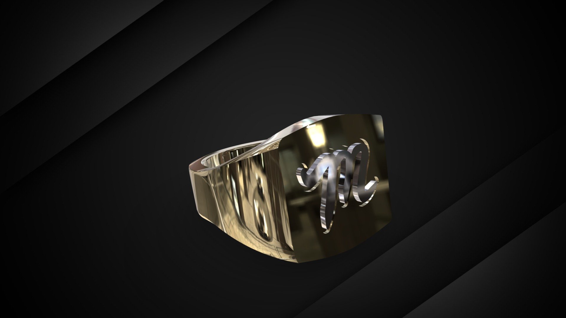 ManoloTeachesGolf Signet Ring - 3D model by Luis Rocha ...
