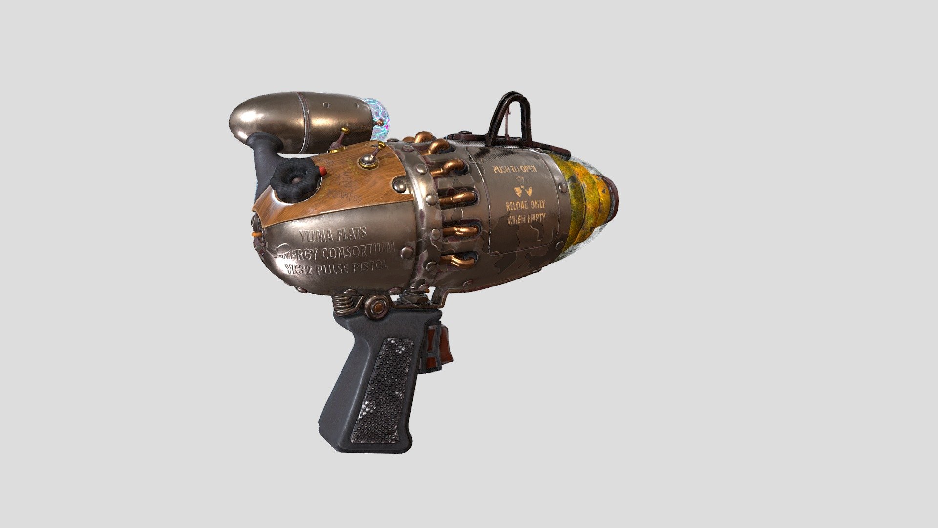 pulse pistol - 3D model by Sleszu [cf50d44] - Sketchfab