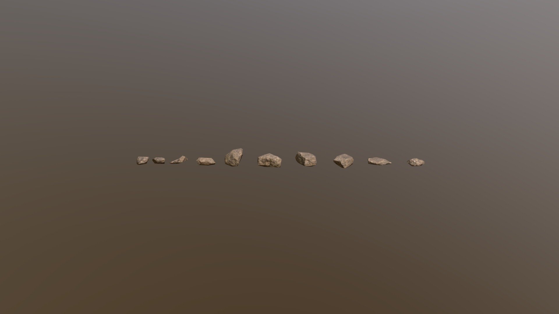 Rocks w/ Textures - Ver 1 - 3D model by Fernando Sousa (@TheFirstHunter ...