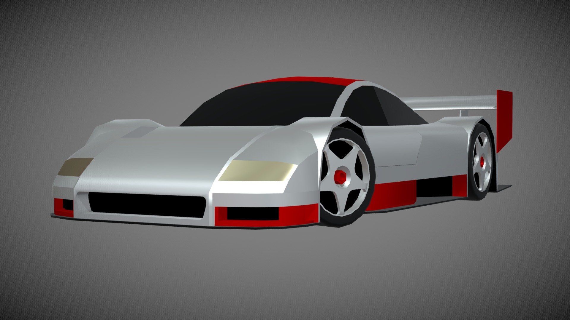 Audi R8 GT-1 1997 - 3D model by GRT-RT-500 [cf532bf] - Sketchfab