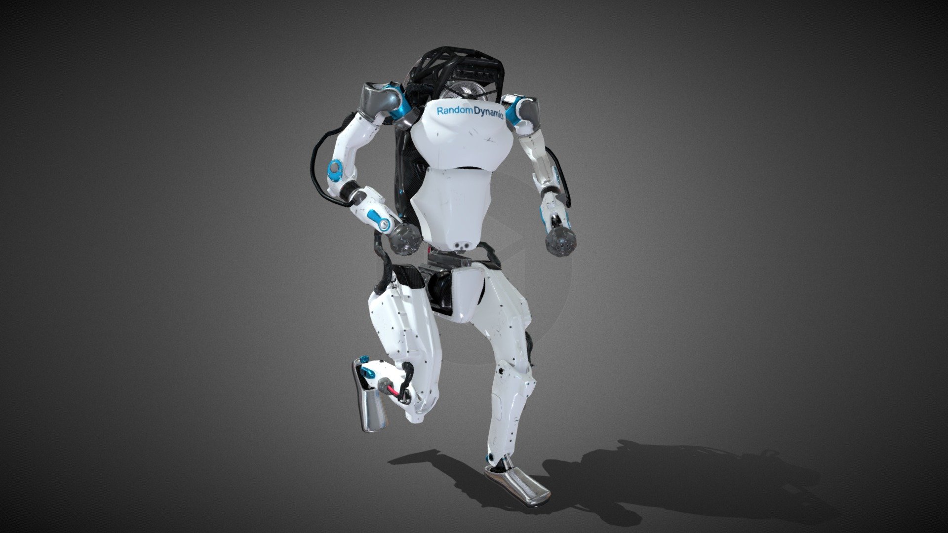 Robot Random Dynamics animated. - Buy Royalty Free 3D model by ...