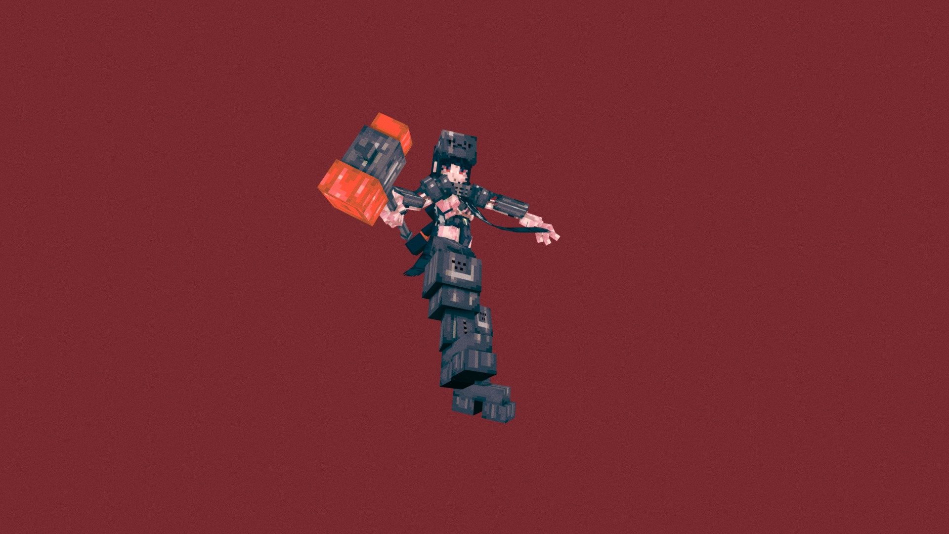 Netherite Knight - 3D model by bro (@fgiorehjgdogdd) [cf54340] - Sketchfab