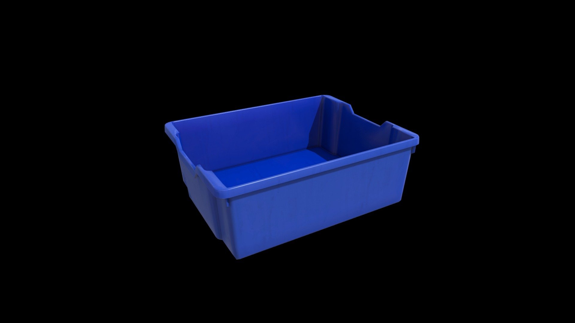 Plastic Crate Container - 3D model by DigitalMediaLab [cf55ec2] - Sketchfab