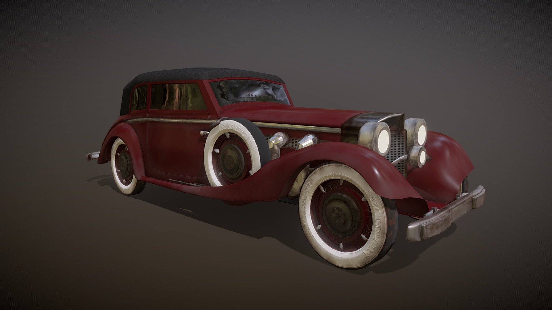 Car Model: Mercedes-Benz 1937 - Download Free 3D model by Shaina (Regan ...