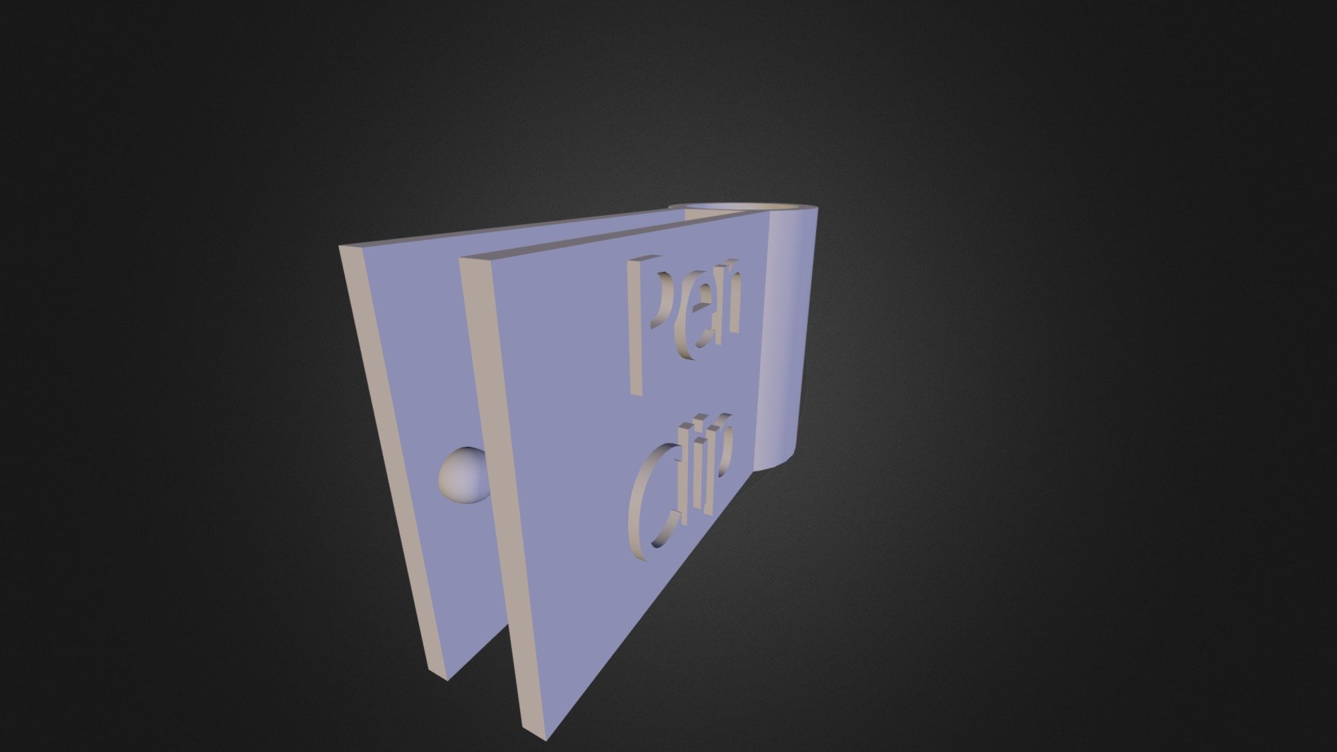 Pen Clip - 3D model by romainc [cf56d2d] - Sketchfab