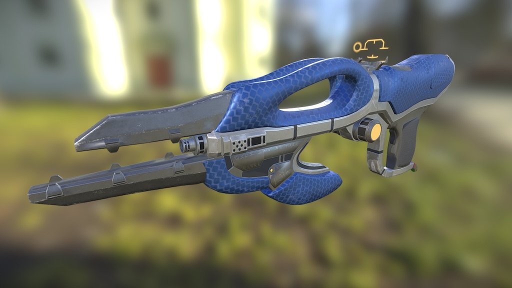 Alien Weapon - 3D model by TCGreflexhammer [cf595c1] - Sketchfab