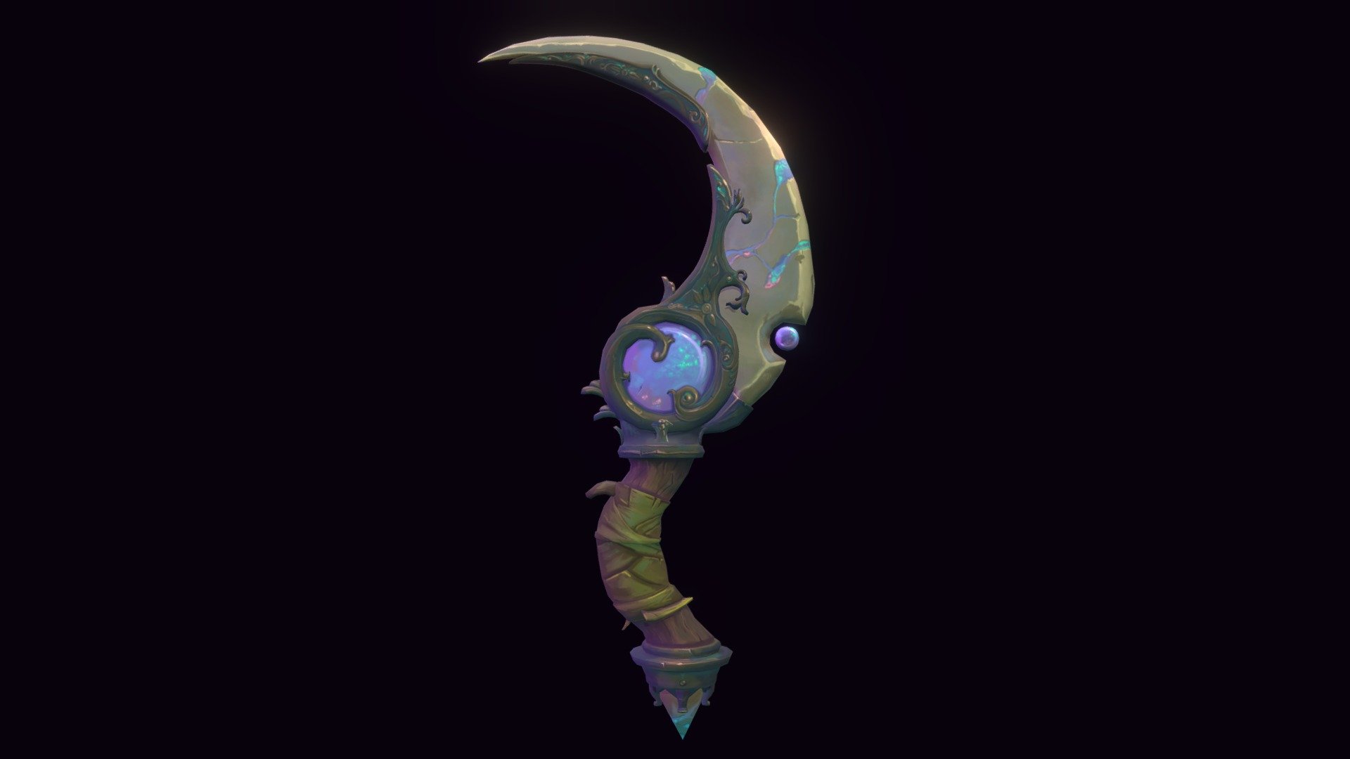 Moonblade - 3D model by niknssuns [cf59893] - Sketchfab