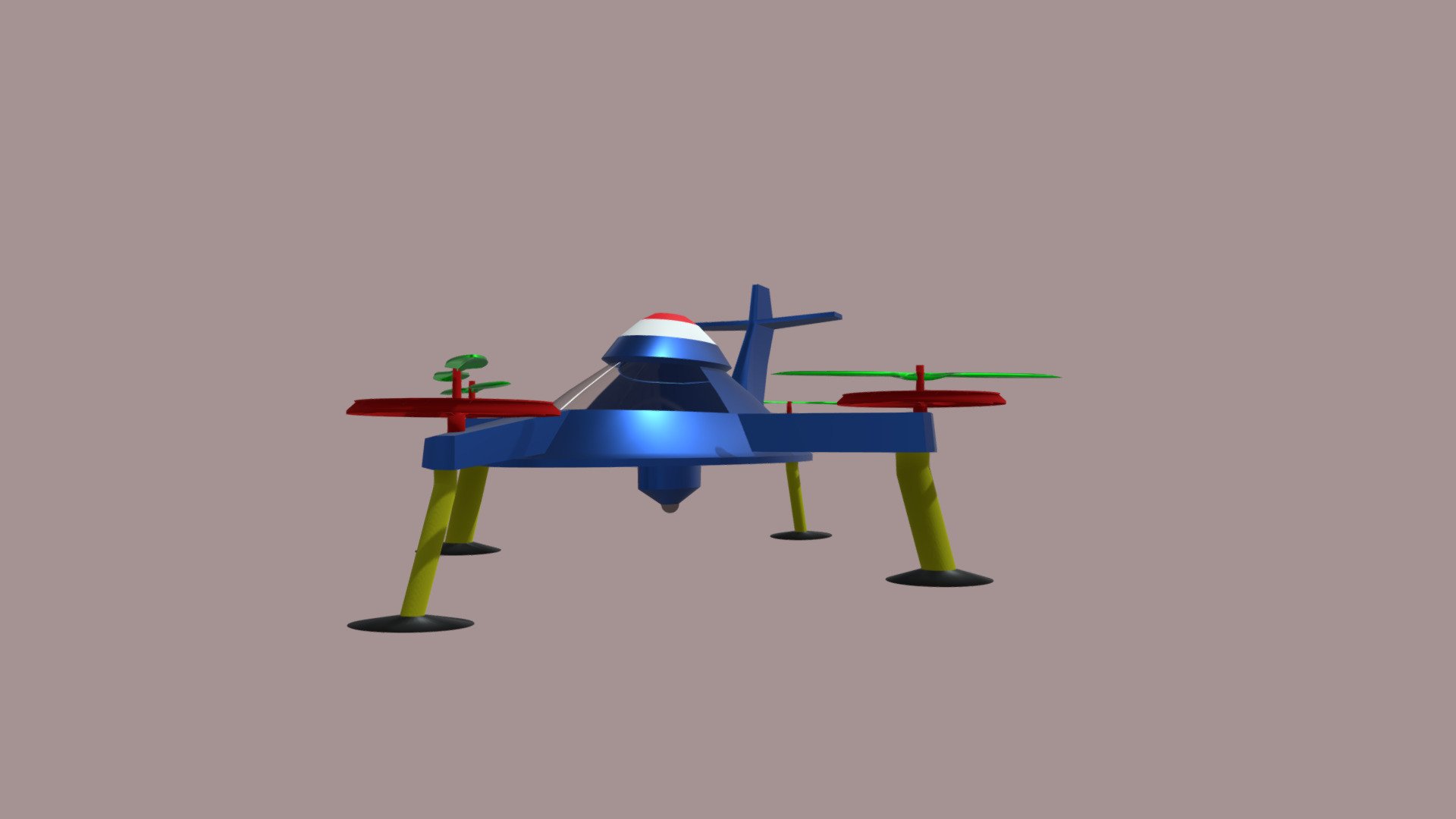 friendly drone - Download Free 3D model by dubson [cf5a0dd] - Sketchfab