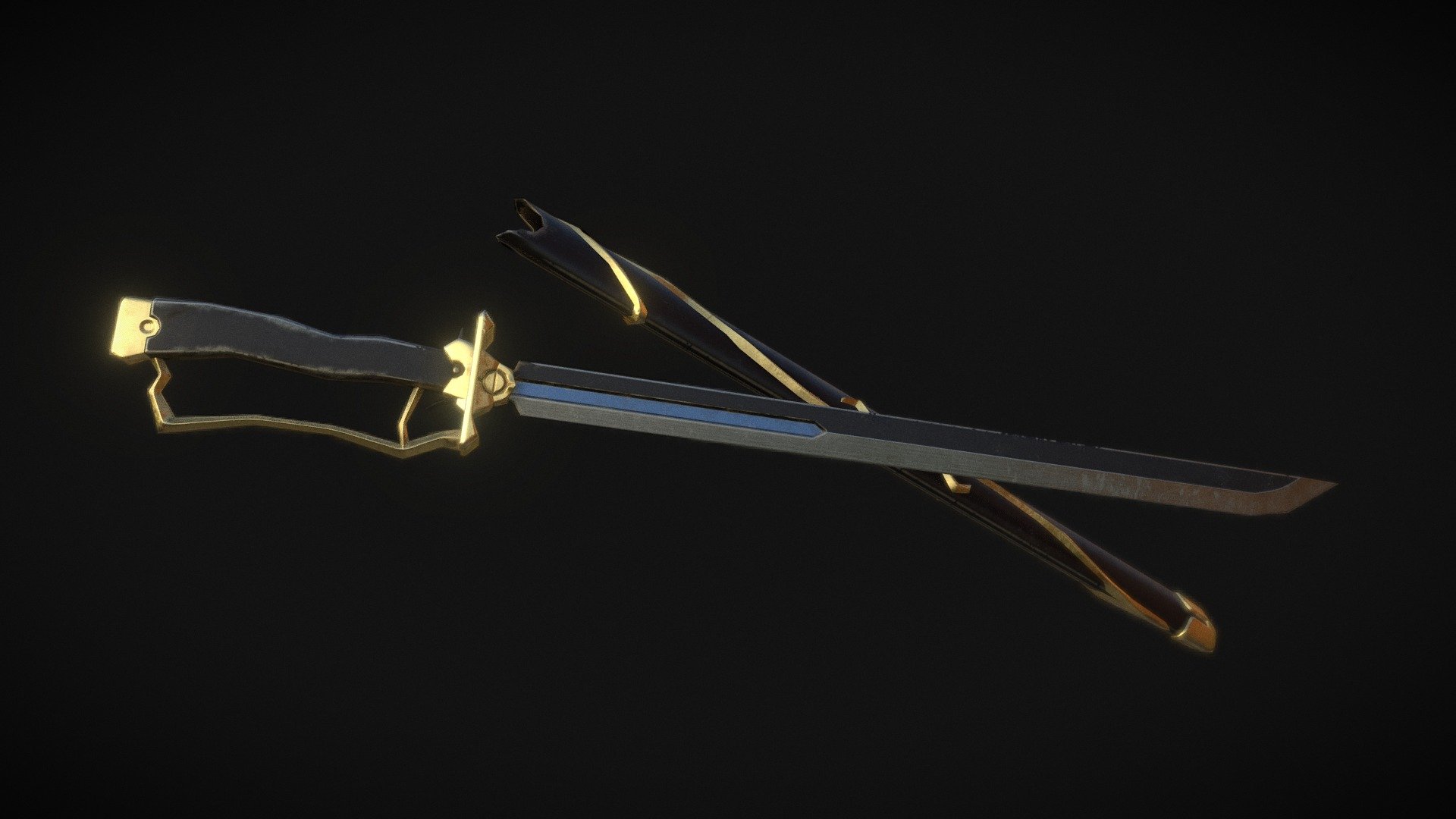 Sayaka's Sabre - 3D model by bonespur (@bonespur) - Sketchfab