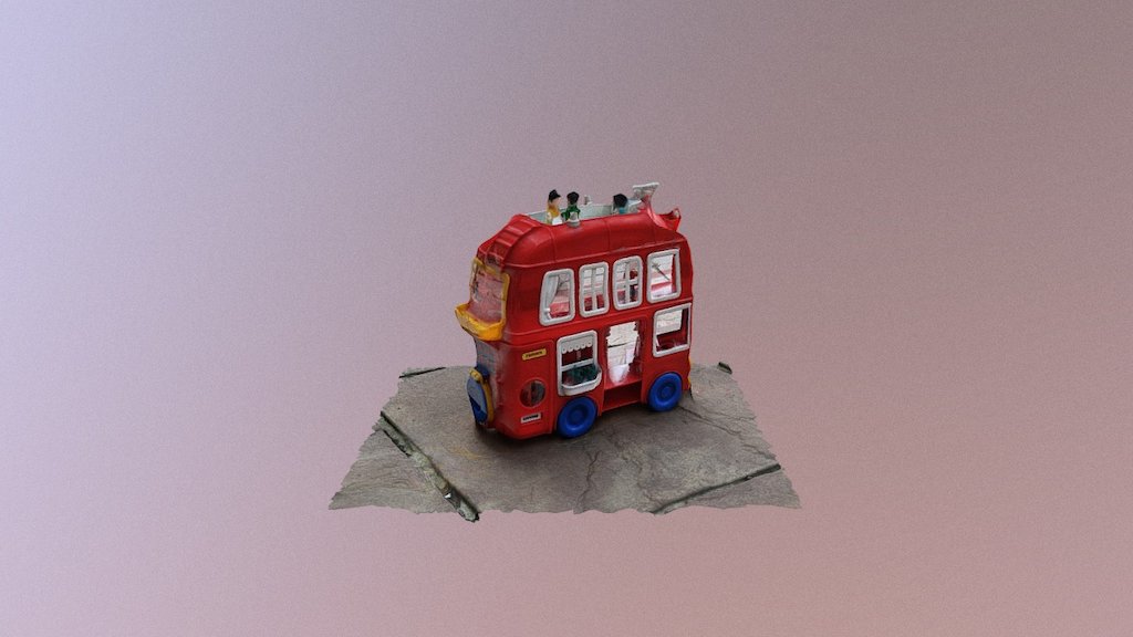 Red Bus - 3D model by Pauliedw [cf5b03c] - Sketchfab