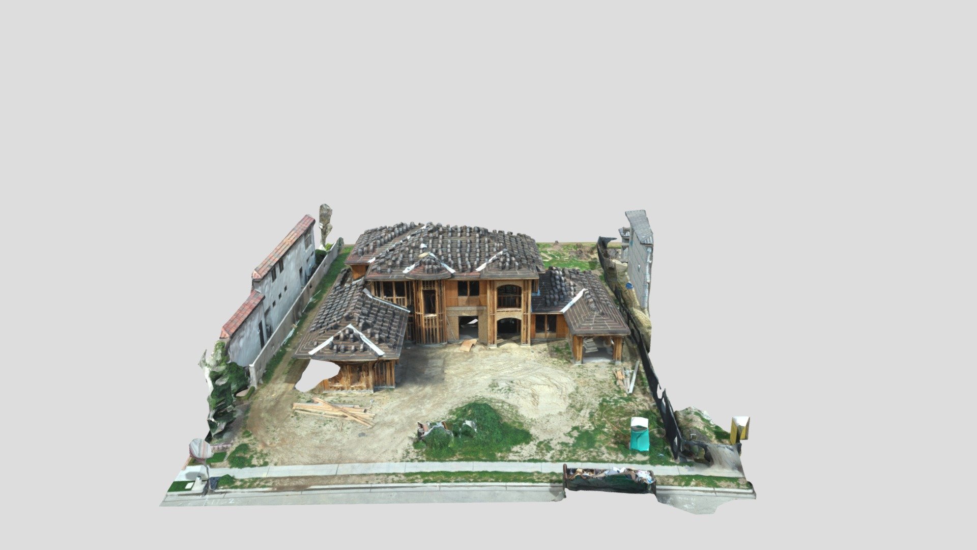 Residential Property 3d Model Example 1 3d Model By Louen Media