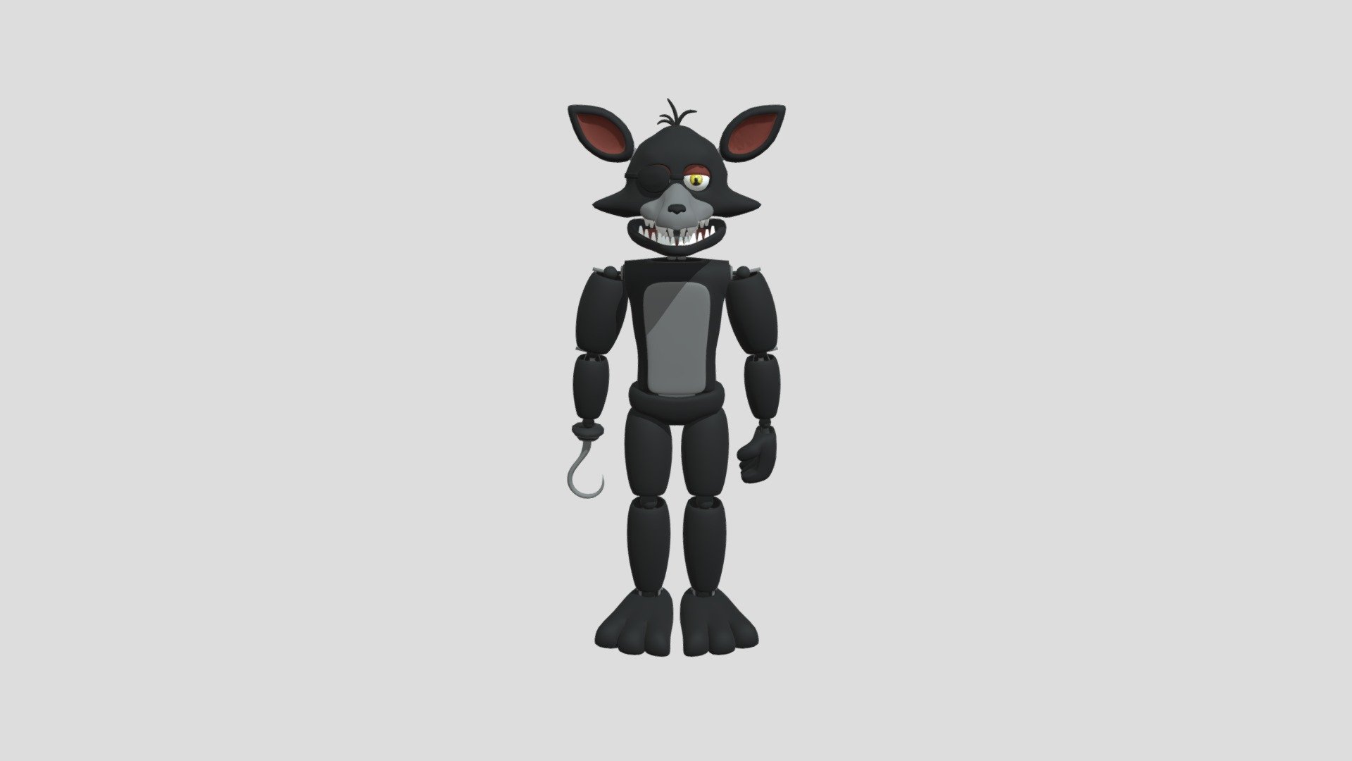 unwithered-foxy (2) - Download Free 3D model by TheWendigo2099 [cf5c613 ...