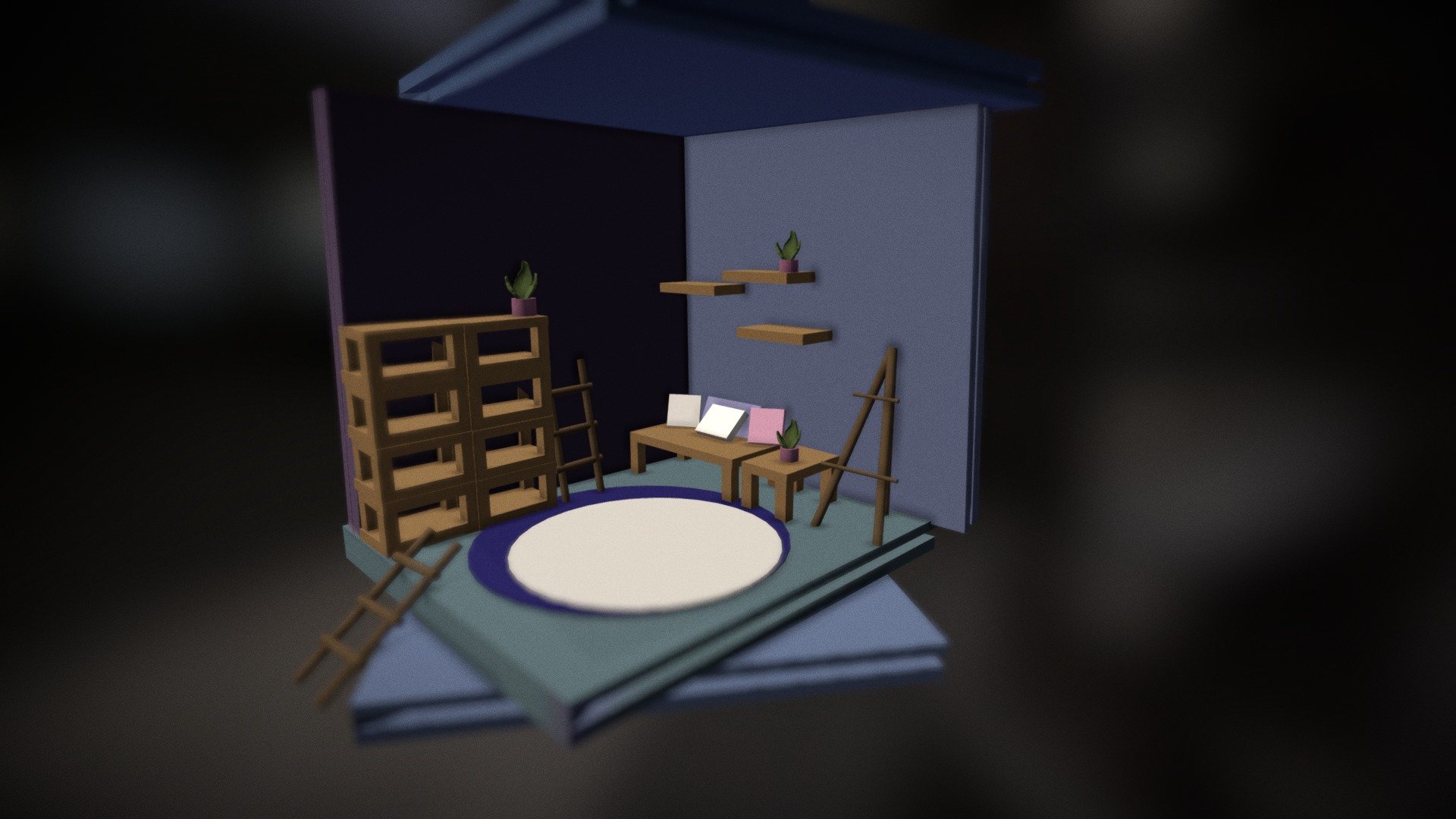 Cubicle/ CustomRoom - Download Free 3D model by chshiba [cf5d012 ...