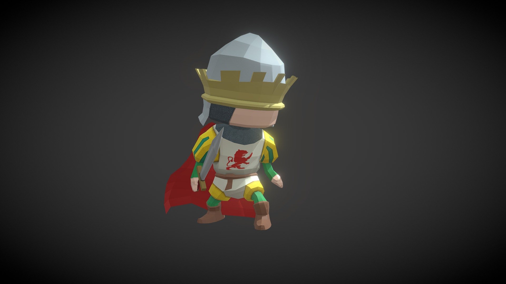 Chess King - 3D model by Kinitia Studios (@sandrasanchez) [cf5d29d ...