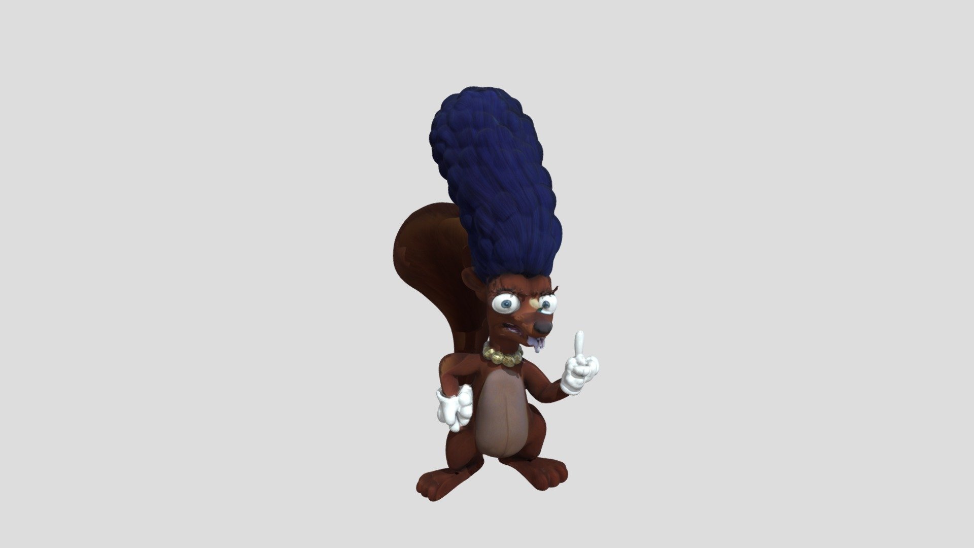 Squirrel Marge - 3D model by astashahri8641 [cf5e473] - Sketchfab