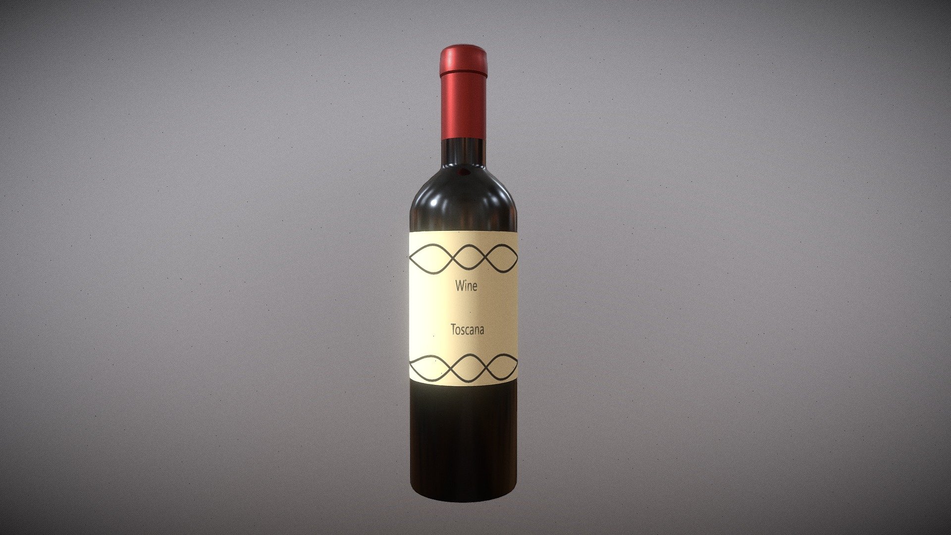 Bottle of wine - 3D model by Nordic_Face [cf5f3b9] - Sketchfab