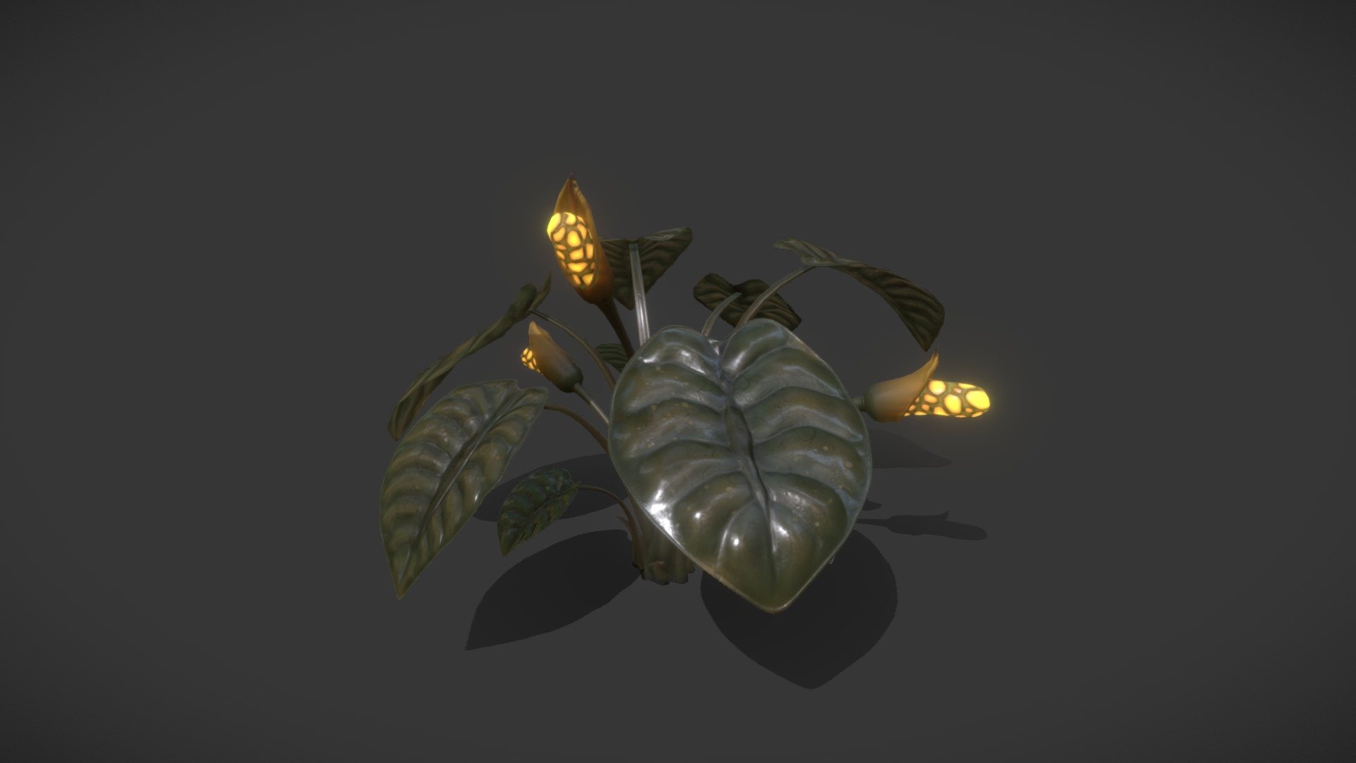 Sci-fi Plant v2 - Download Free 3D model by panrichi [cf5f68b] - Sketchfab