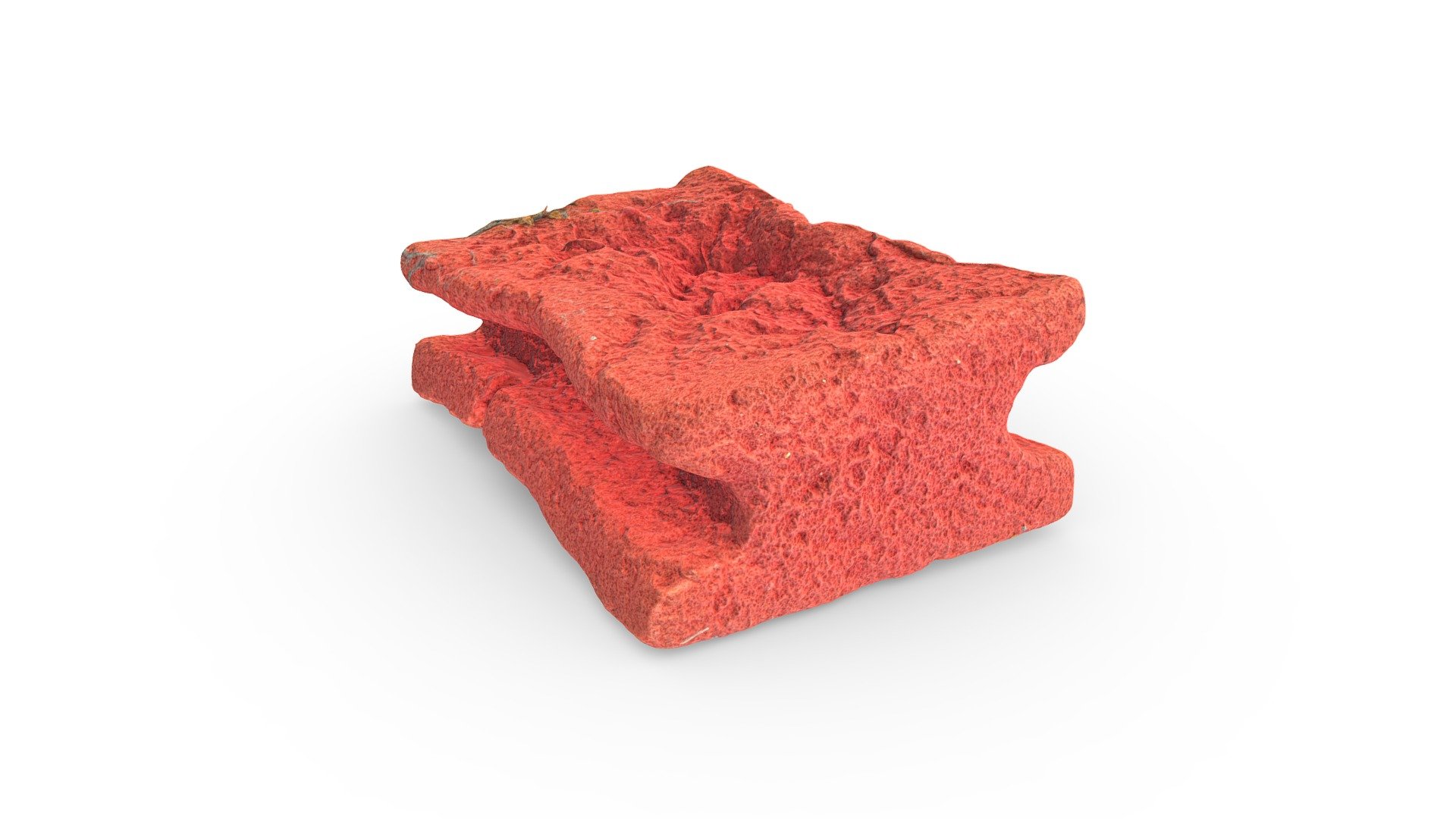 Torn Sponge for Dishes - 3D model by RawCatalog.com (@rawcatalog ...