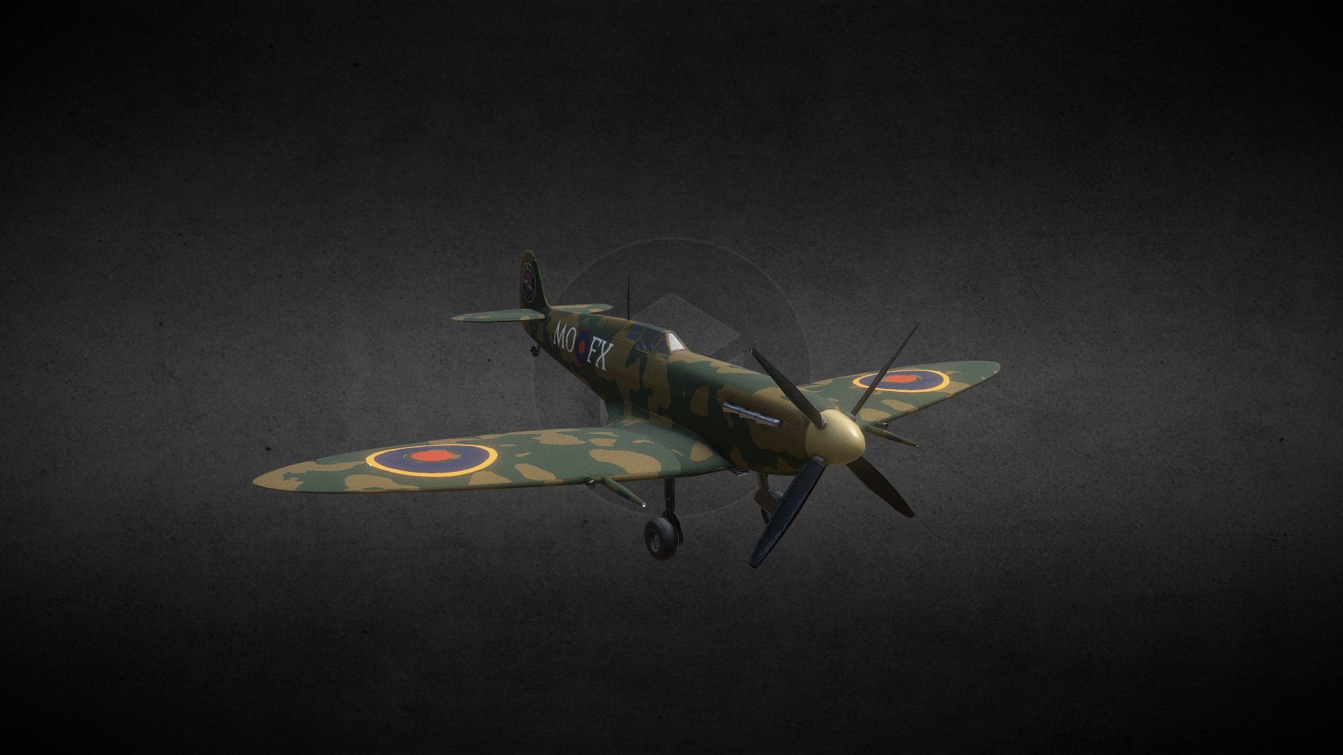 Spitfire Textured - Download Free 3D model by Tunca.Erkal [cf5fff6 ...