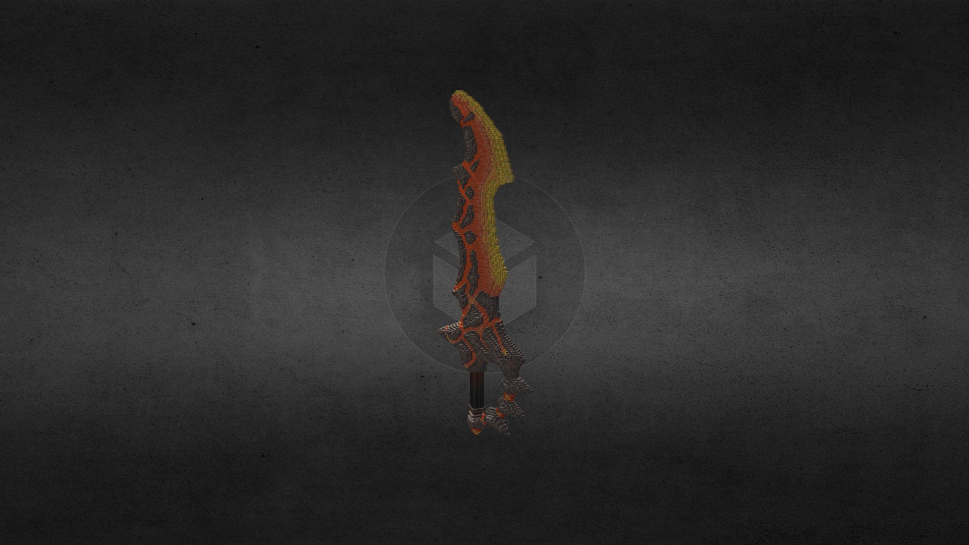 Magma Sword | Minecraft Model - 3D model by Tang.Tang..Lin [cf60b38 ...