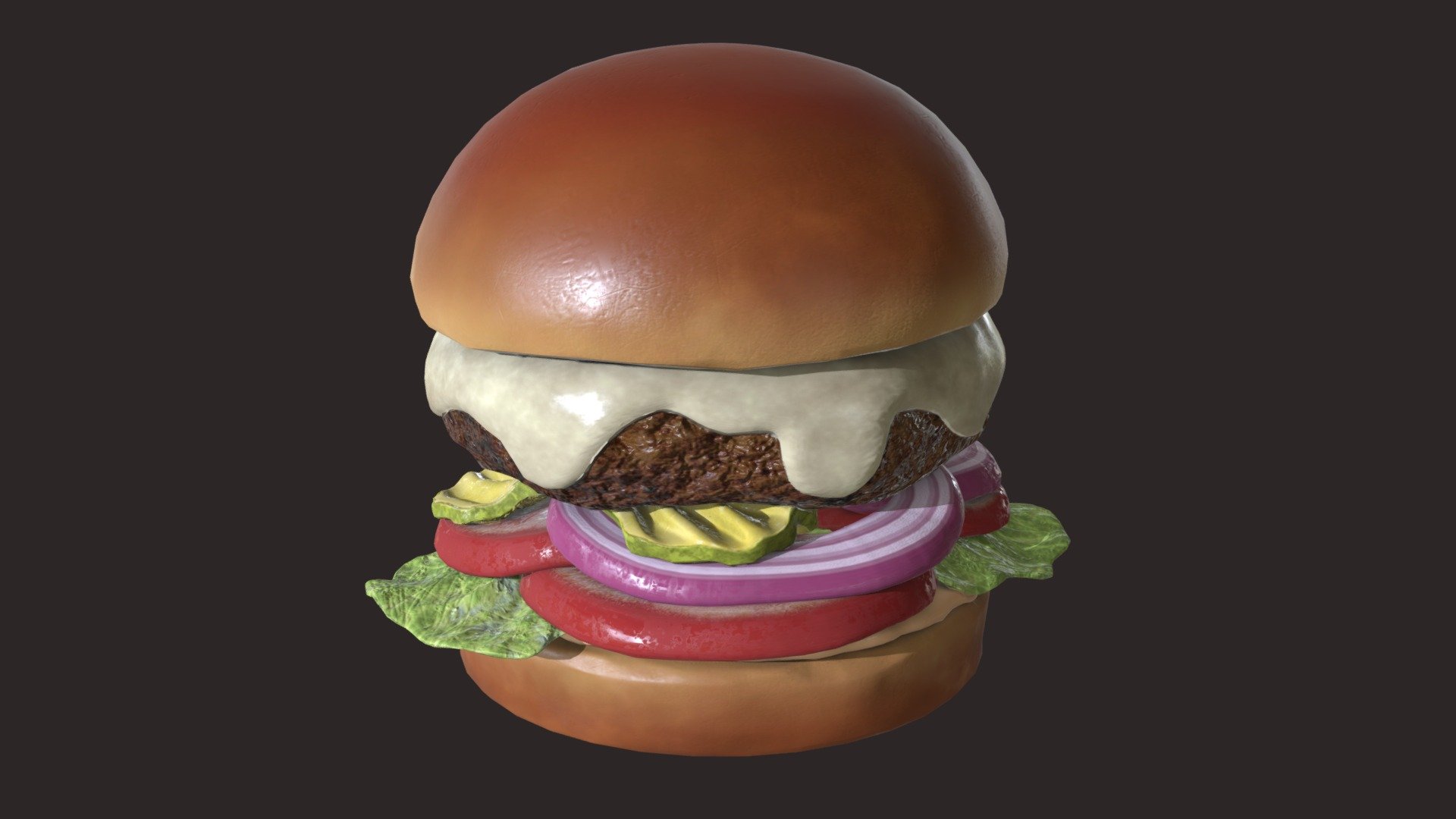Cheeseburger - 3D model by hyde_franco (@hydef16) [cf65915] - Sketchfab