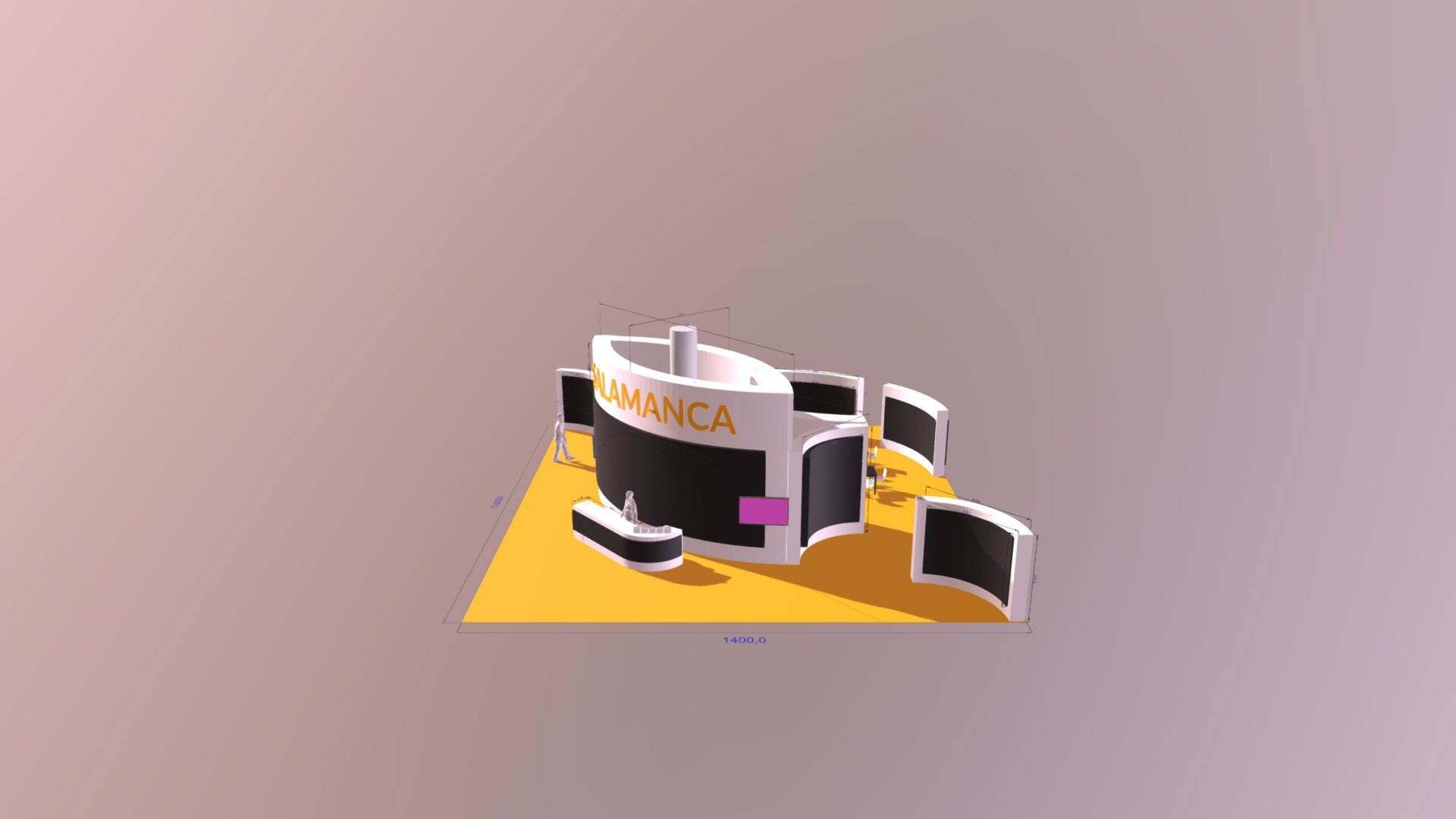 Stand Intur Modelo 01 - 3D model by alejos71 [cf673a0] - Sketchfab