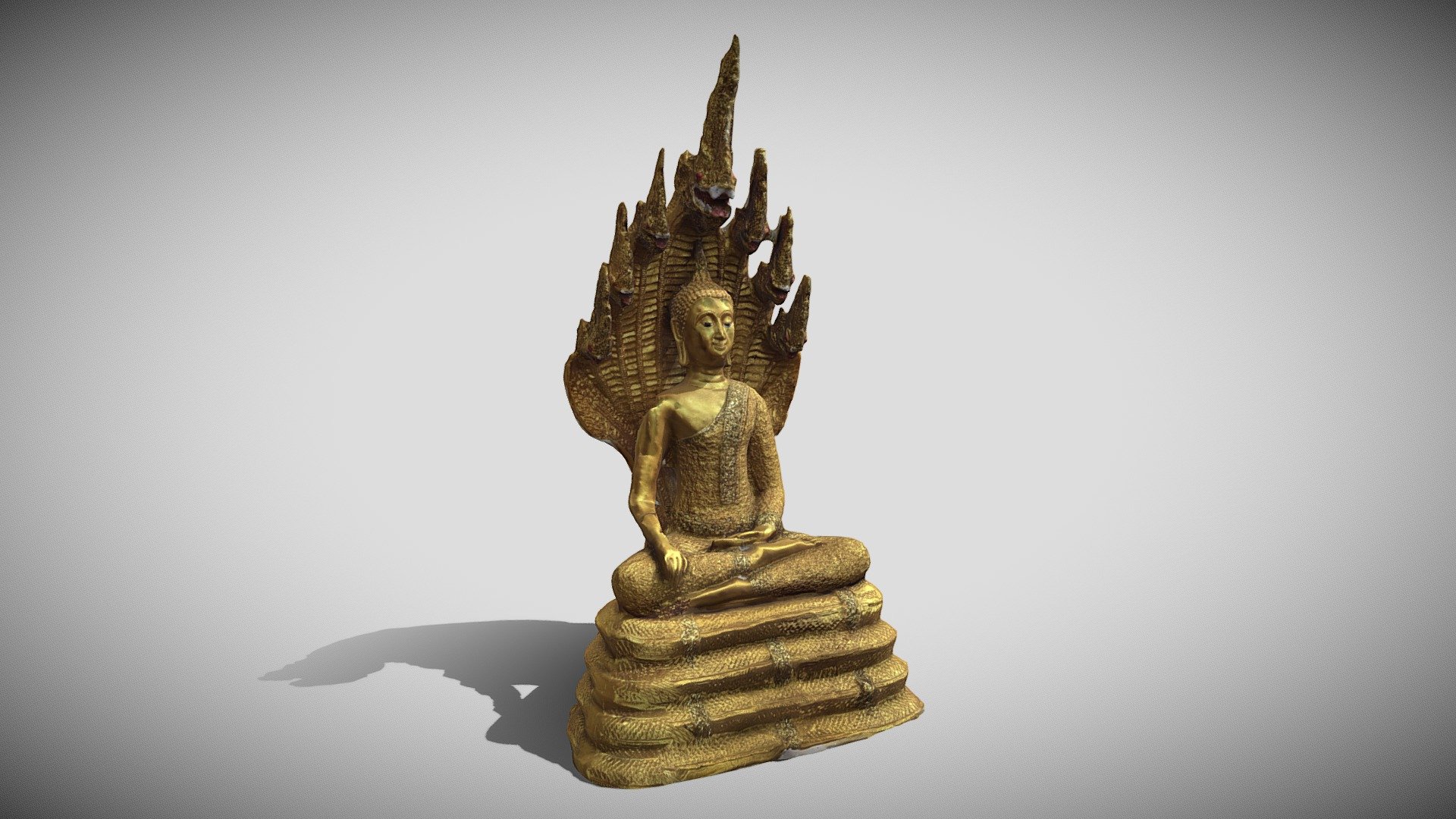 161-ST- Buddha 17 (Saturday) - Buy Royalty Free 3D model by KimtueKP ...