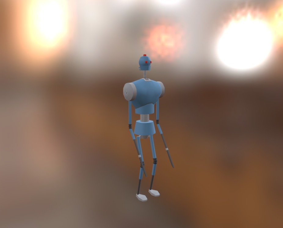 Enemy Shiv Bot - 3D model by lawndisordr [cf6772e] - Sketchfab