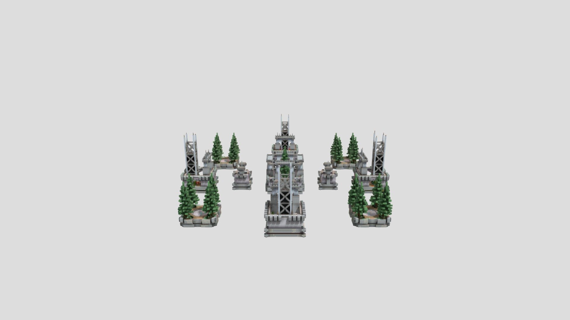 PixelMine | 4 Stunning Bedwars Maps 4 - 3D model by Pixel Mine (@pixelminestudio) [cf67a72 ...