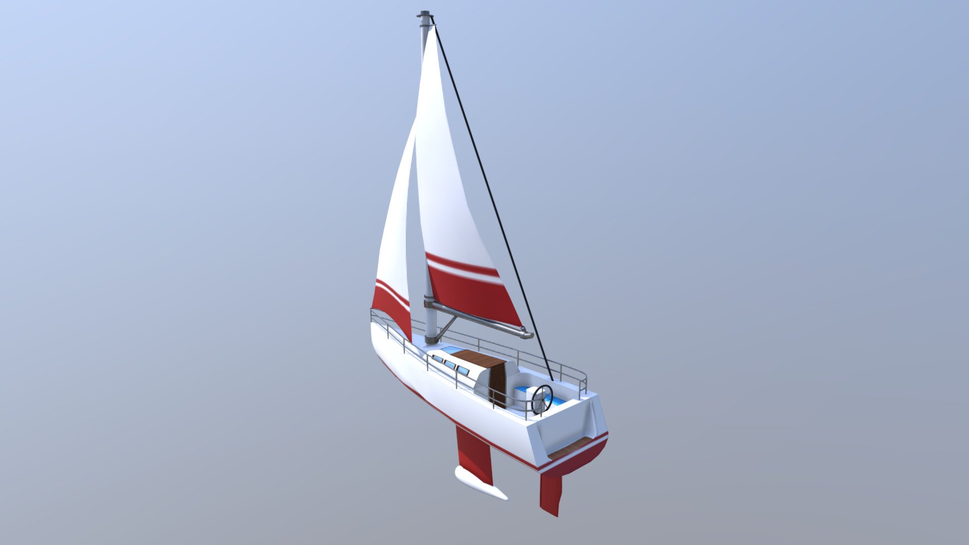 Sail Boat - 3D model by DardilaC [cf68244] - Sketchfab