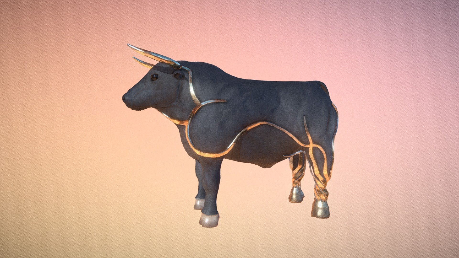 Khalkotauroi (Colchis Bull) - 3D model by Dylan Lowe (@DylanLowe ...