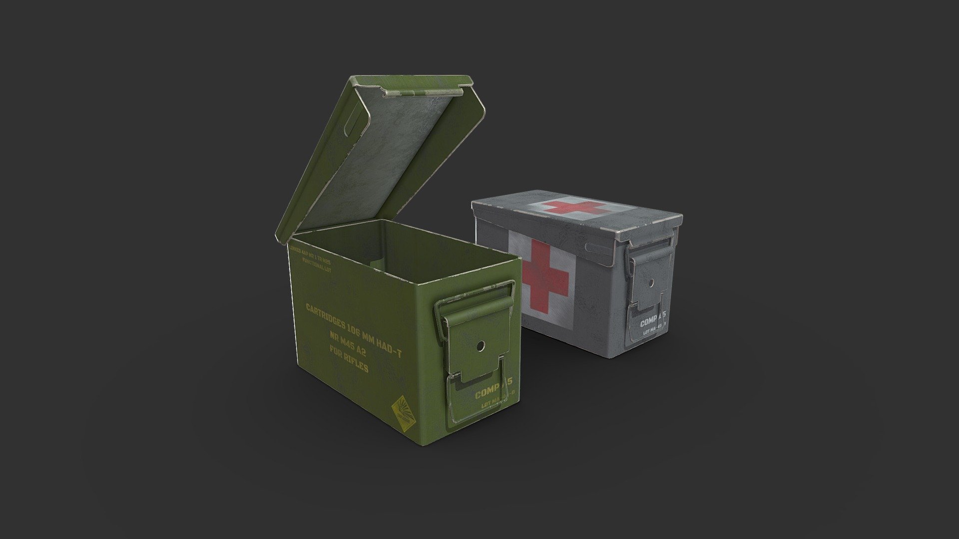Military Supply Box - Buy Royalty Free 3D model by MaX3Dd [cf69c19 ...