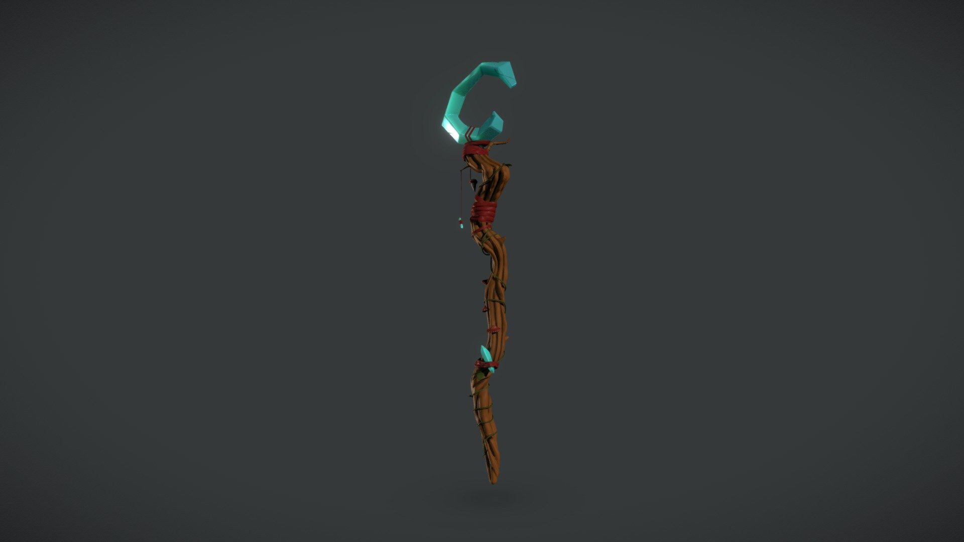 Magic Dryad Staff - 3D model by LeviKosters (@Toverspreuk) [cf6a10e ...