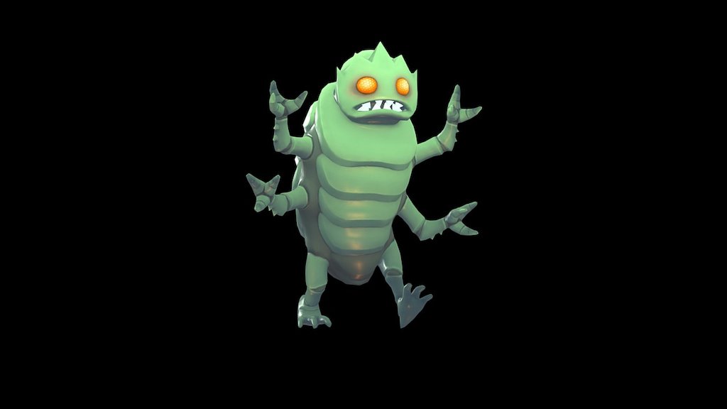 Walking Bug Game Character - 3D model by Kawakunai (@YSefsaf) [cf6b70e ...
