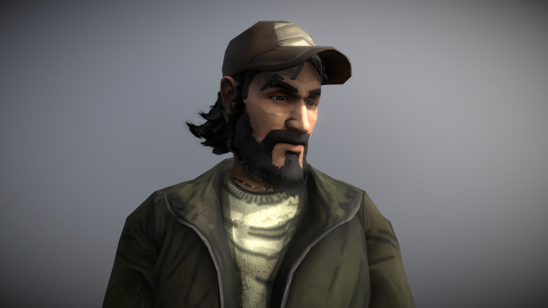 Kenny - The Walking Dead Season 2 - 3D model by Angel300_LQ [cf6d926 ...