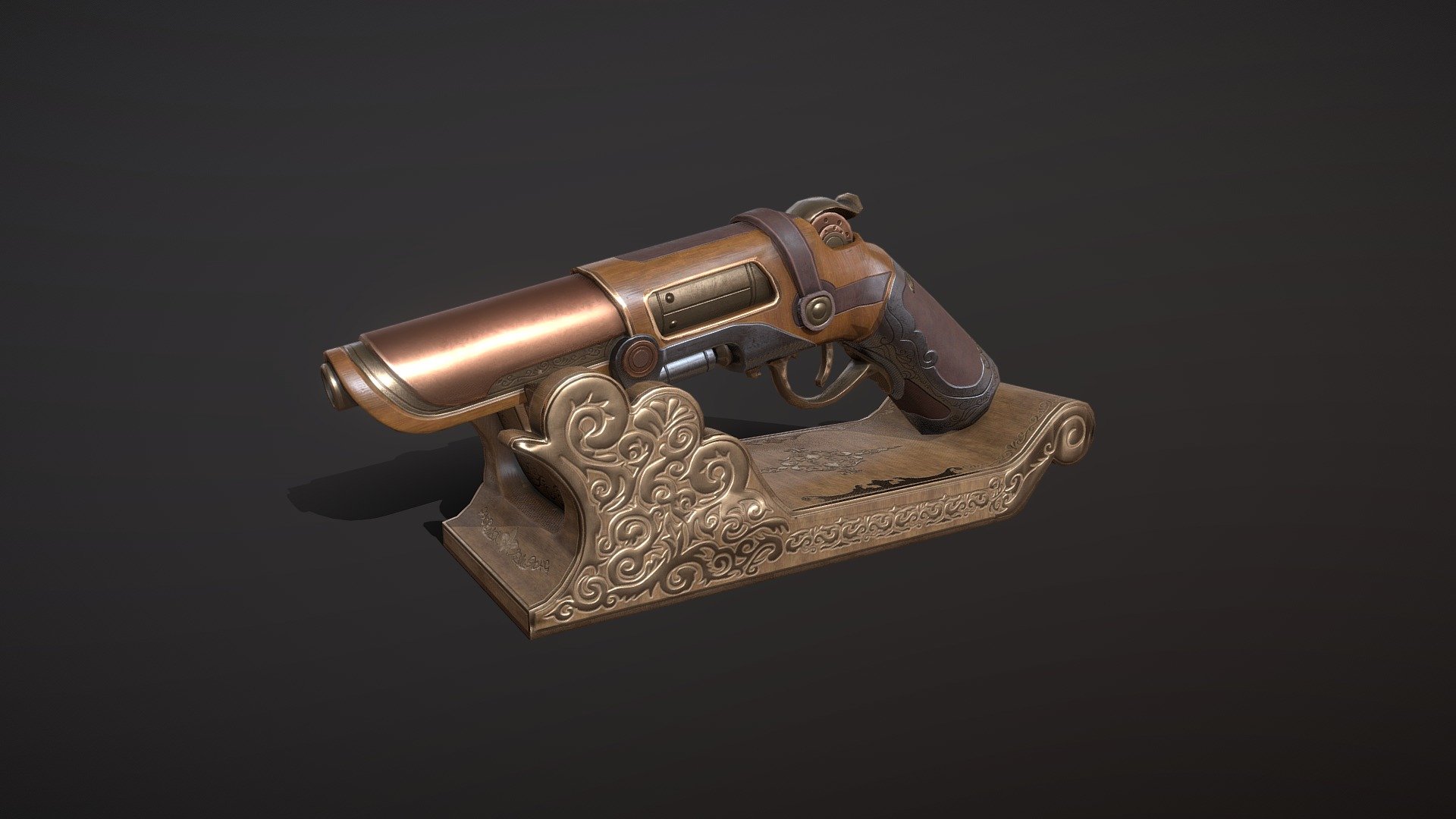 Antique Pistol - Buy Royalty Free 3D model by Experience Lab Art ...